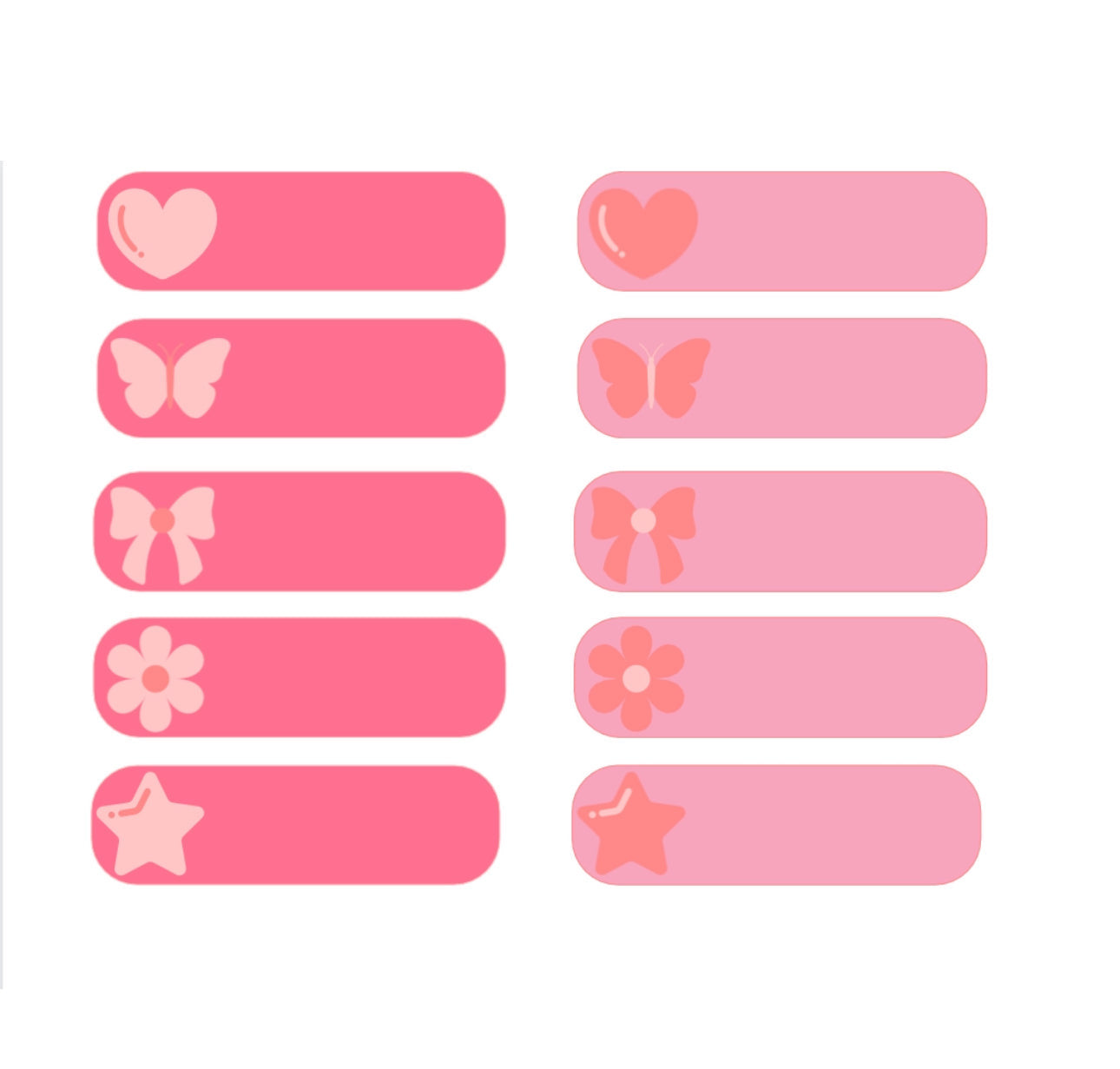 Custom DTF Fabric - Name Tags Pink – RST Prints