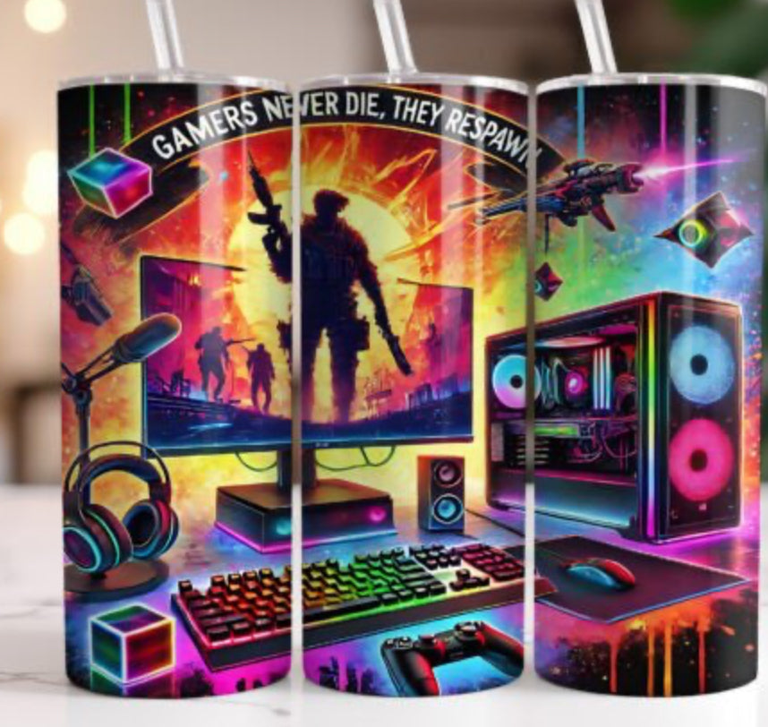 Sublimation Print - Gamer Never Dies – RST Prints